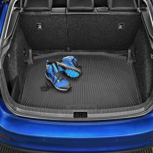 Plastic boot luggage dish Scala | SKODA Interior Protection & Storage ...
